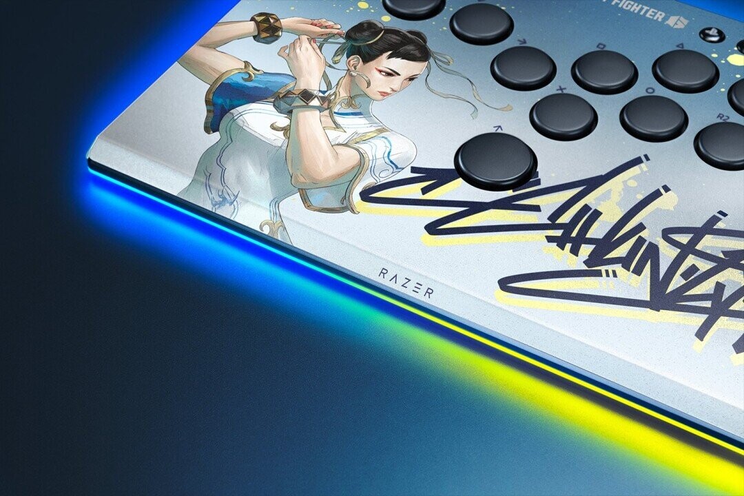 Razer Kitsune Arcade Controller for PS5 and PC, Wired, SF6 Chun-Li ...