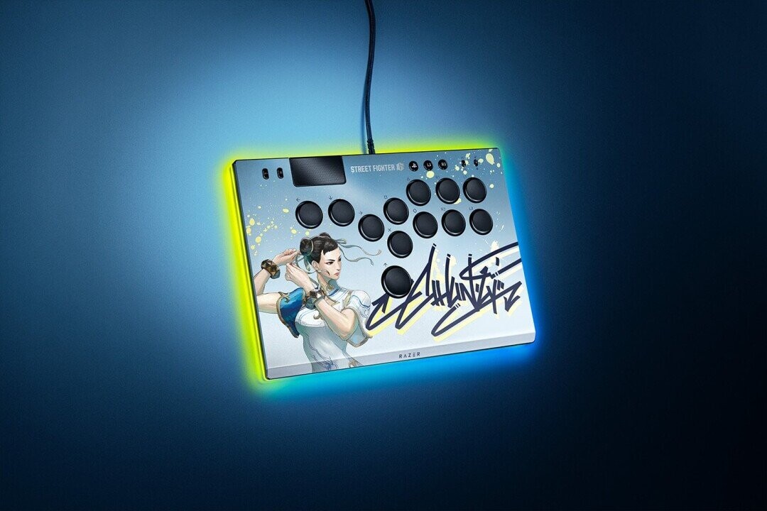 Razer Kitsune Arcade Controller for PS5 and PC, Wired, SF6 Chun-Li ...